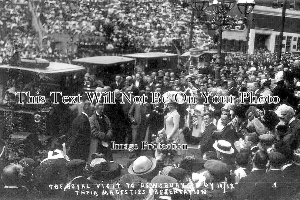 YO 8969 - Royal Visit Of King George V, Dewsbury, Yorkshire 1912 – JB ...