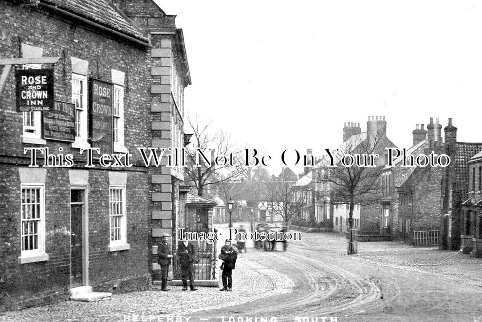 YO 9775 - The Rose & Crown Inn Pub, Helperby, Yorkshire – JB Archive