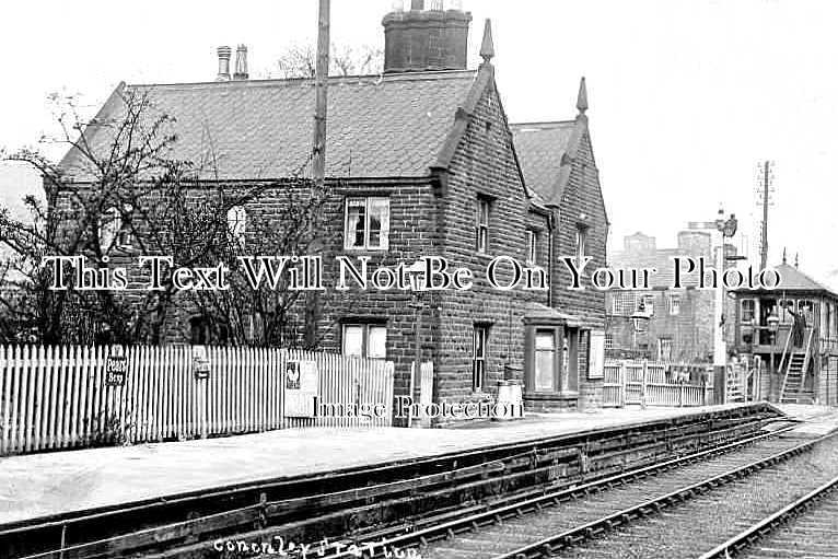 YO 9890 - Cononley Railway Station, Yorkshire c1910 – JB Archive